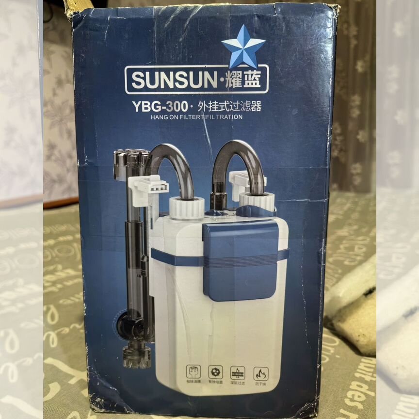 Аквариумный фильтр рюкзачок Sunsun ybg-300