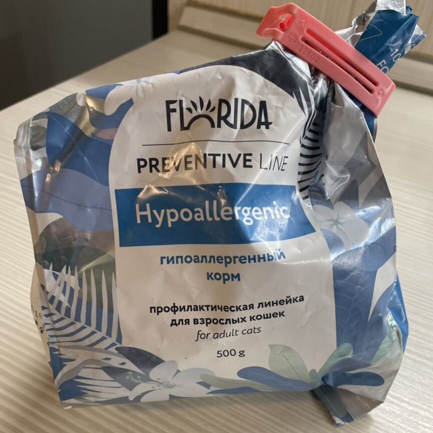 Корм для кошек florida hypoallergenic