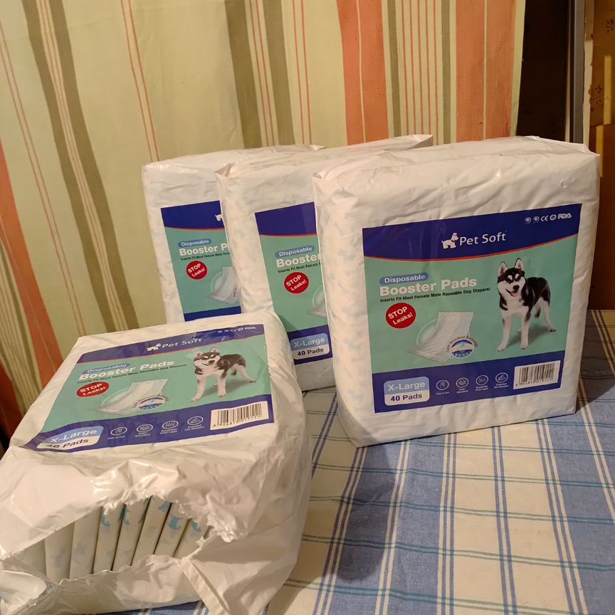 Прокладки для собак, размер XL