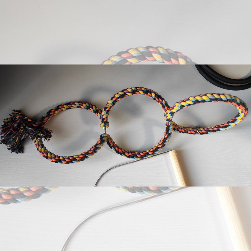 Кольца для попугая и жëрдочка в подарок