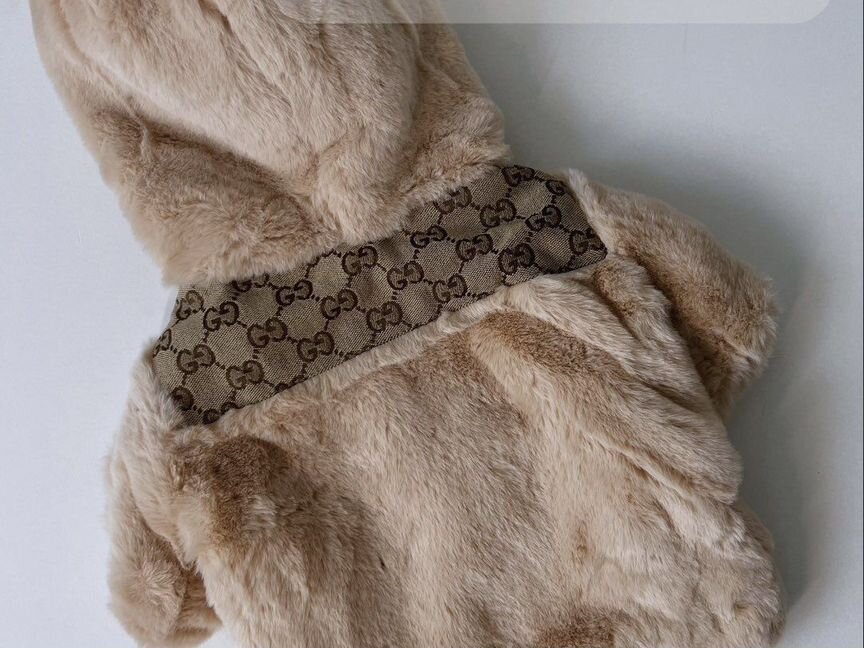 Шубка под gucci для собак