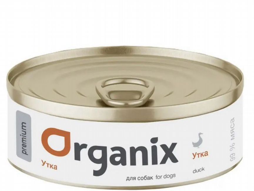 Консервы organix premium утка 99