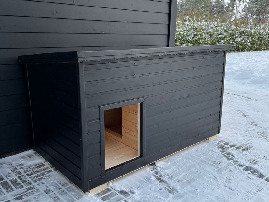 Теплая будка для собаки