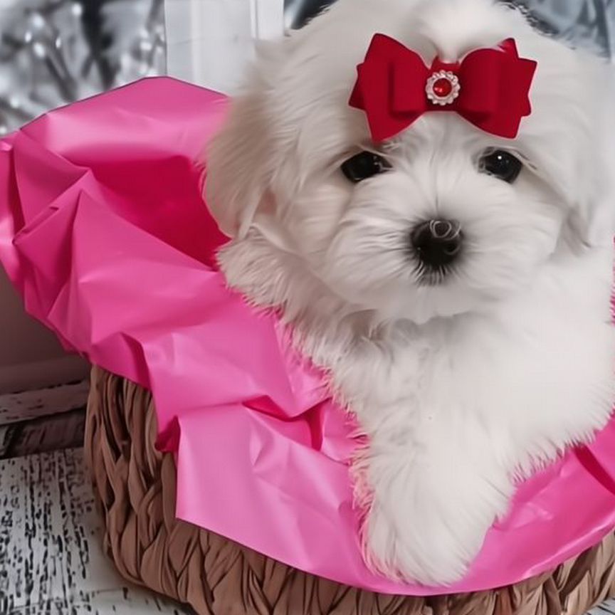 Мальтийская болонка, щенок