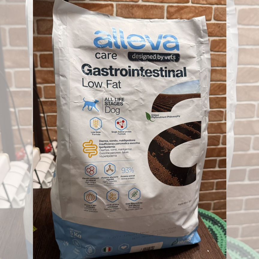 Корм для собак alleva care gastrointestinal