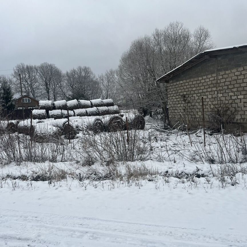 Сено в рулонах