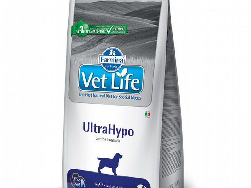 Farmina Vet Life UltraHypo для собак 2кг
