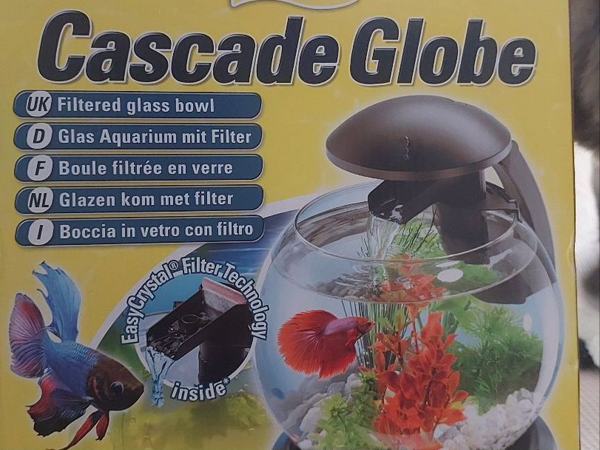 Аквариум круглый 6,8 литров Cascade Globe Tetra