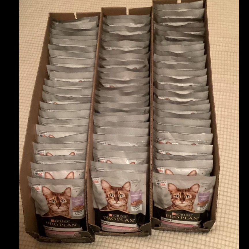 Влажный корм для кошек Pro Plan пауч