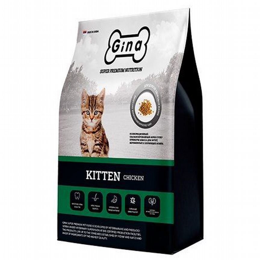 Корм для кошек Gina chicken
