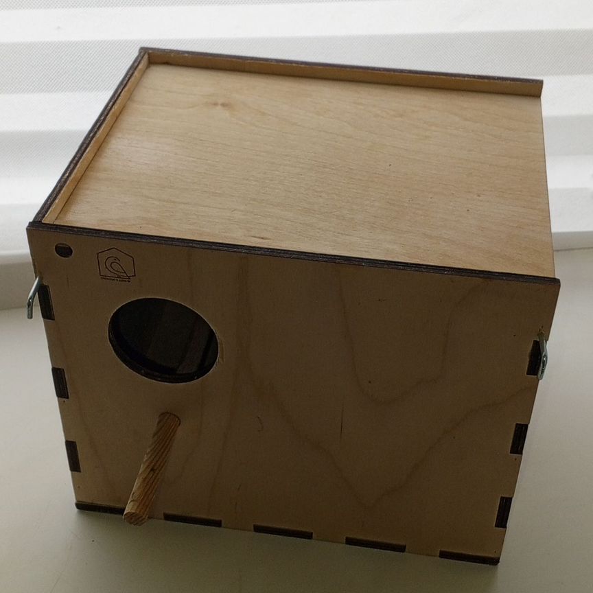 Гнездовой домик для волнистых попугаев