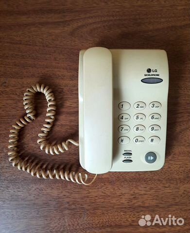 Телефон стационарный LG GS-460F купить в Москве | Электроника | Авито