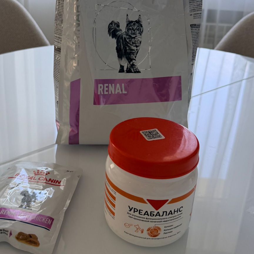 Корм для кошек royal canin ренал
