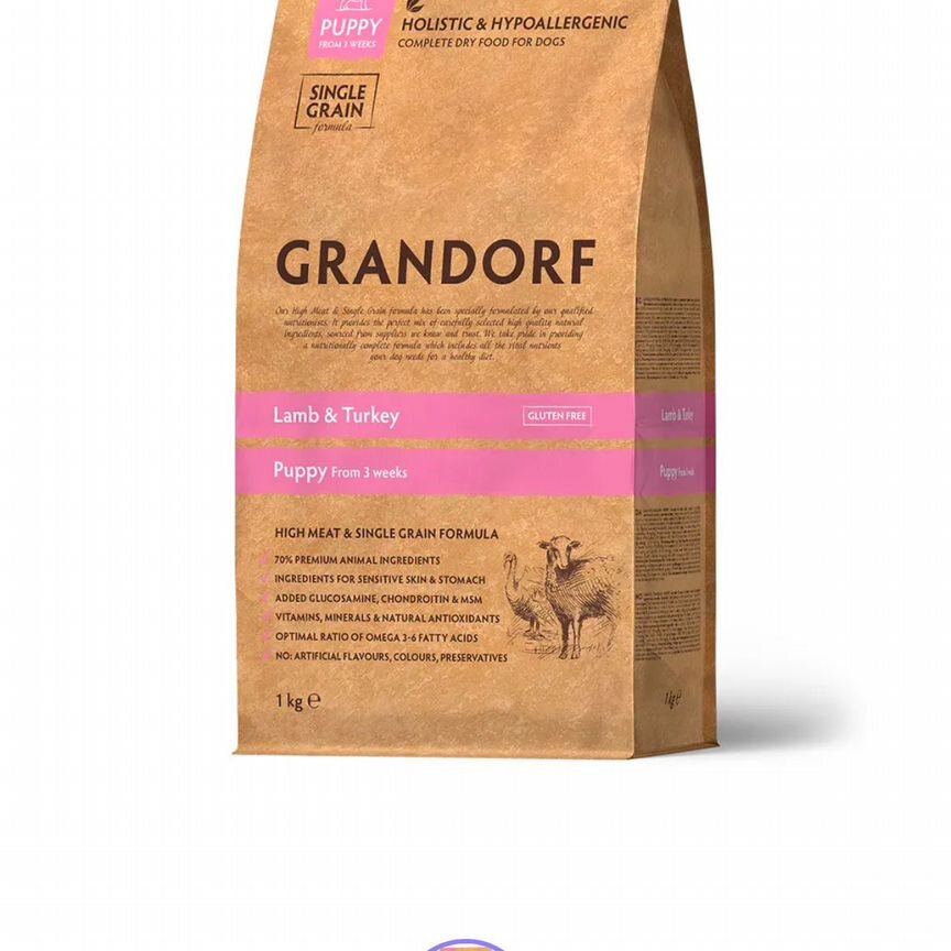 Корм для собак Grandorf puppy