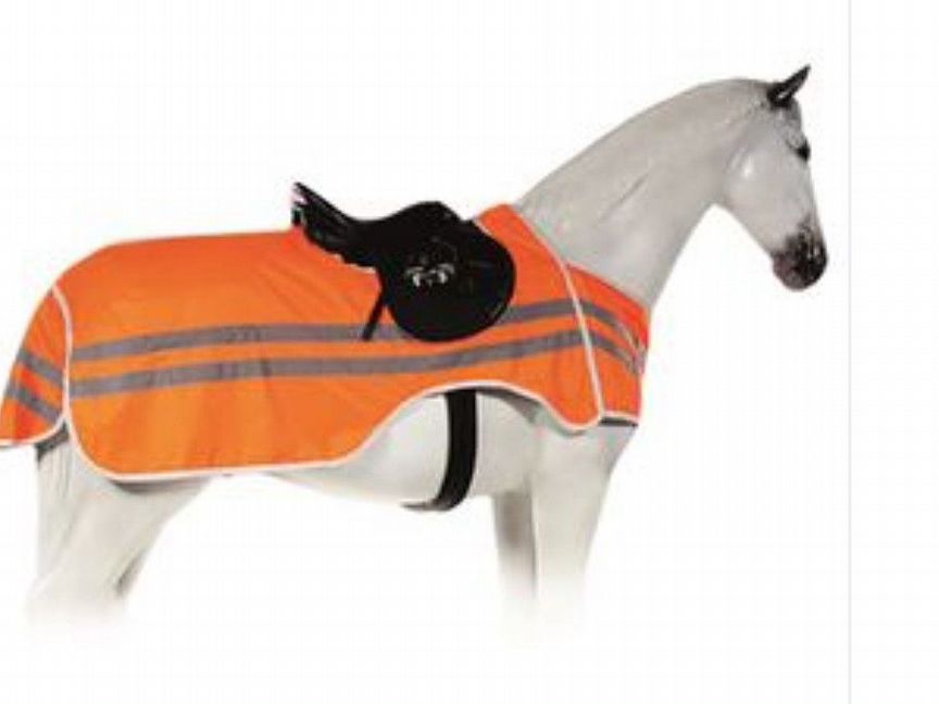 Светоотражающая попона для езды horze 135
