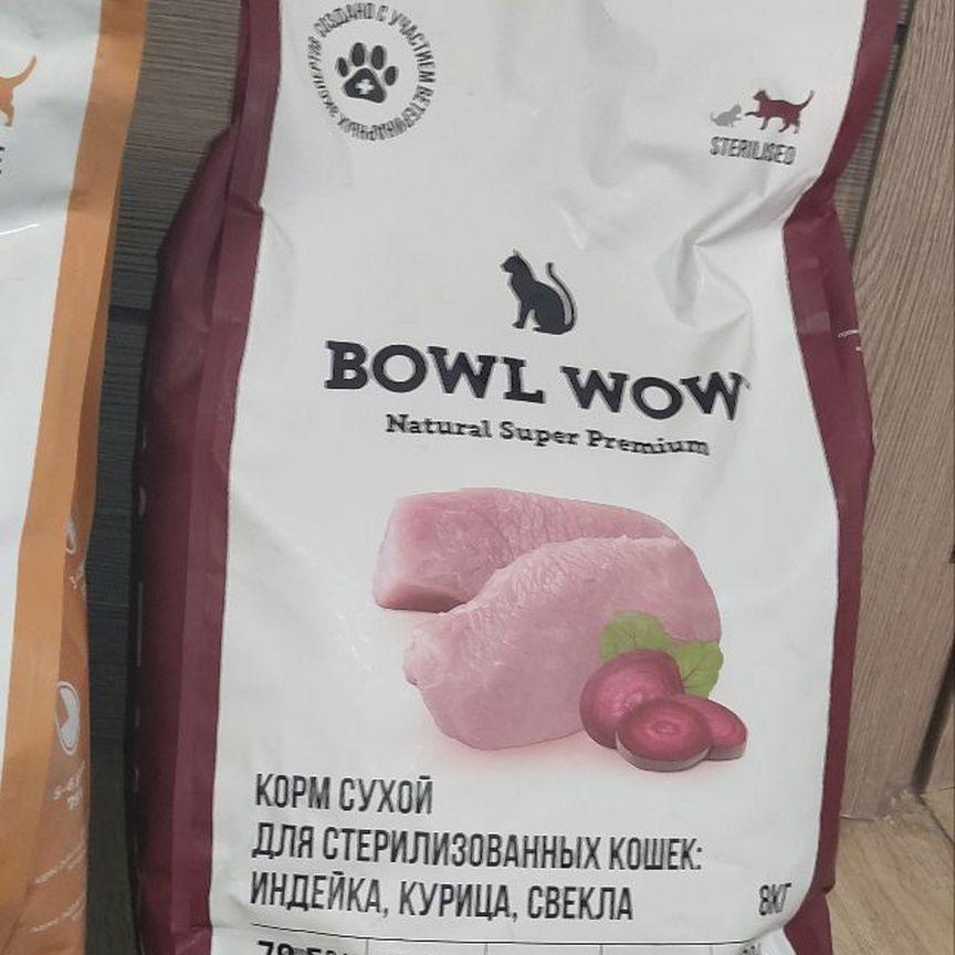 Корм для кошек bowl wow