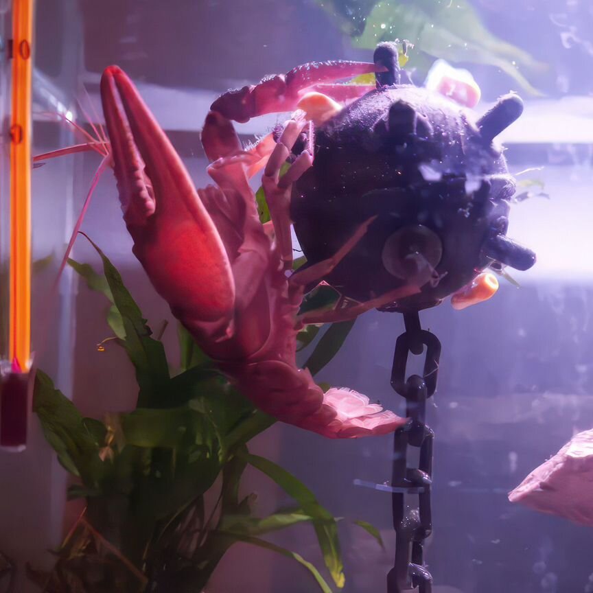 Аксессуары для аквариума - морская мина