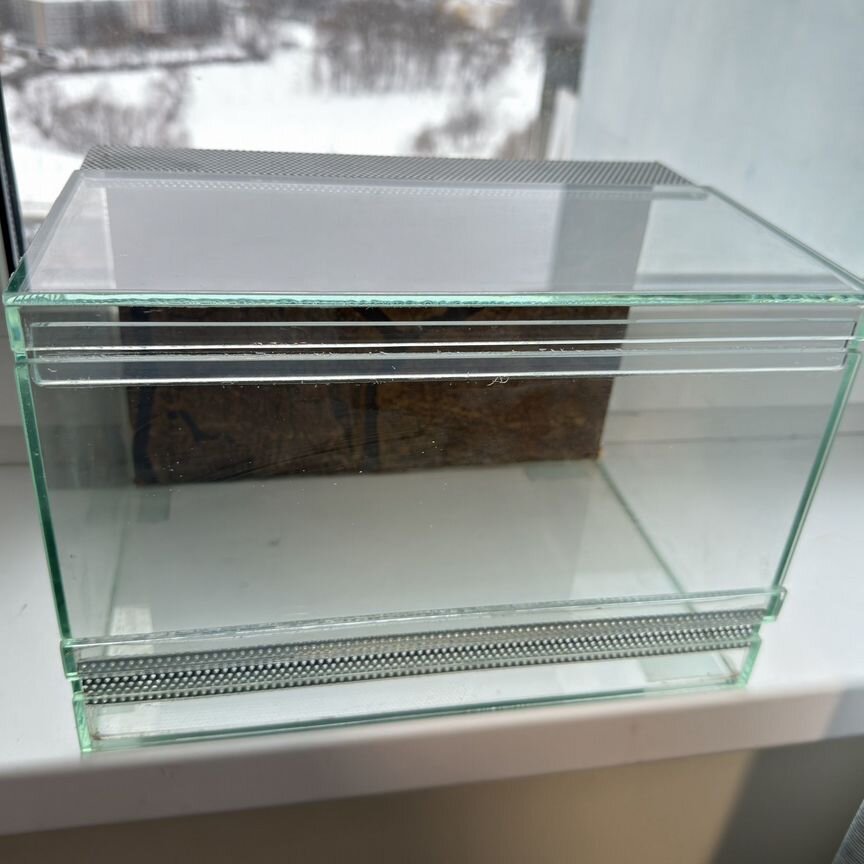 Террариум с фоном и комплектующими