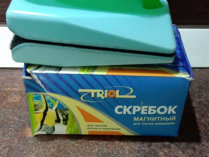 Скребок магнитный для чистки стекол аквариума