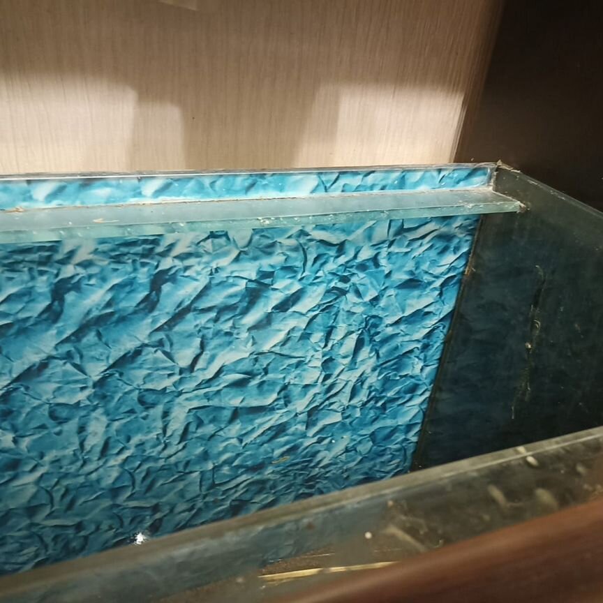 Аквариум 250 литров стеклянный б/у