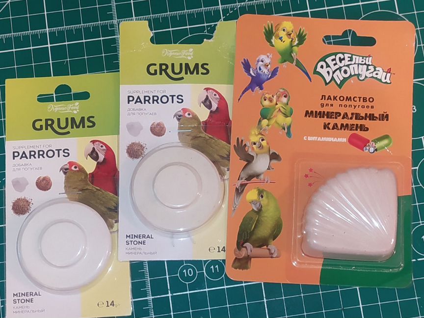 Минеральный камень для попугаев