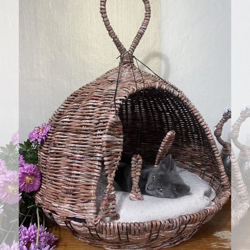 Домик для кошек и собак мелких пород