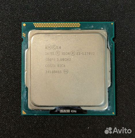 Процессор 1270v2 сокет 1155 купить в Перми | Электроника | Авито