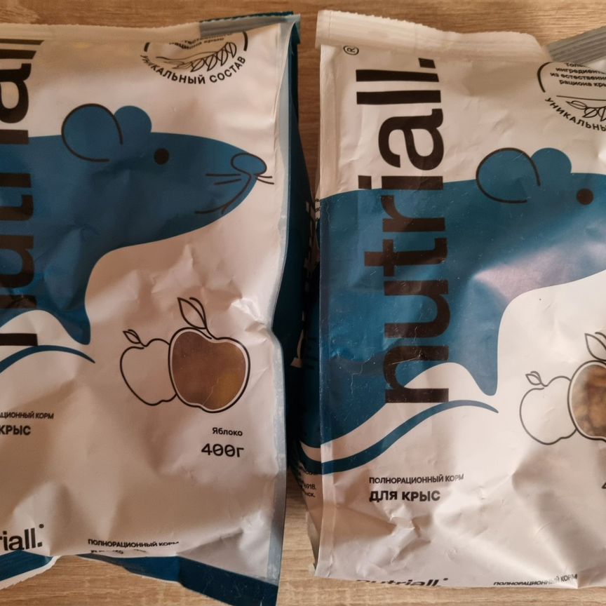 Корм для крыс 2 упаковки