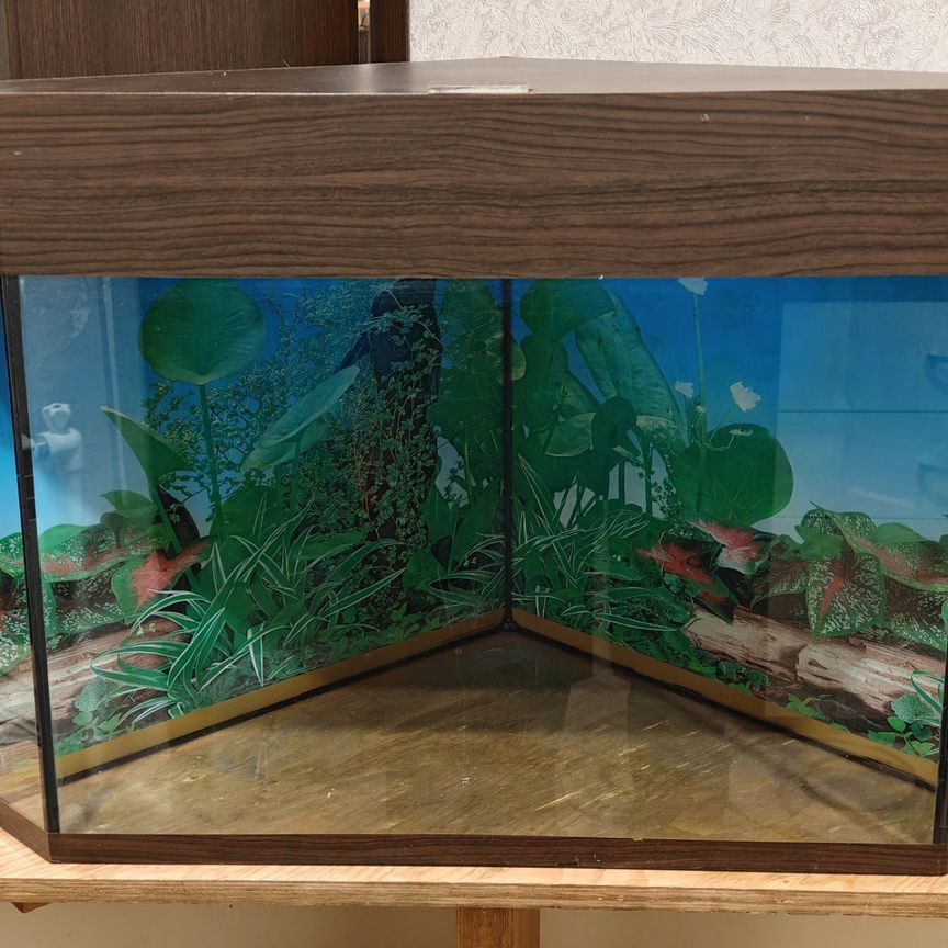 Аквариум угловой 90л