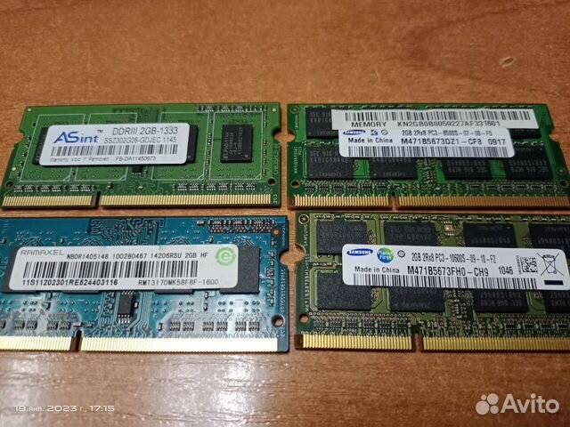 Оперативная память Sodimm Ddr2 Ddr3 купить в Санкт Петербурге