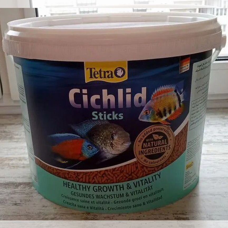 Корм для рыб Tetra cihlid stics