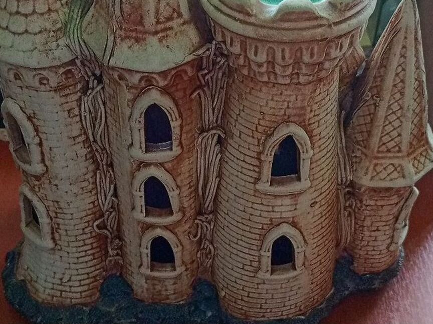 Грот замок для аквариума,натуральный коррал,коряга