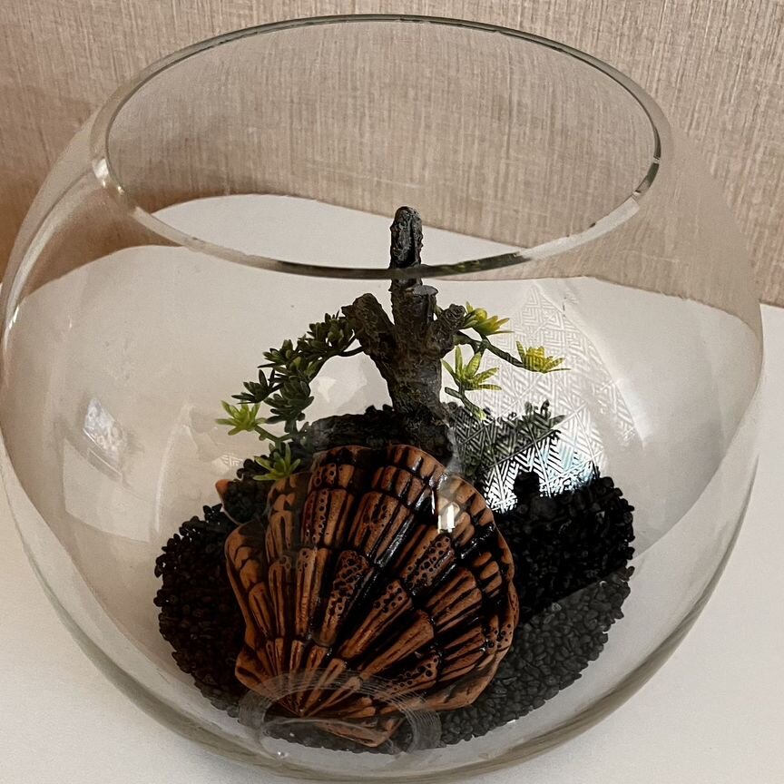 Аквариум 7 литров круглый