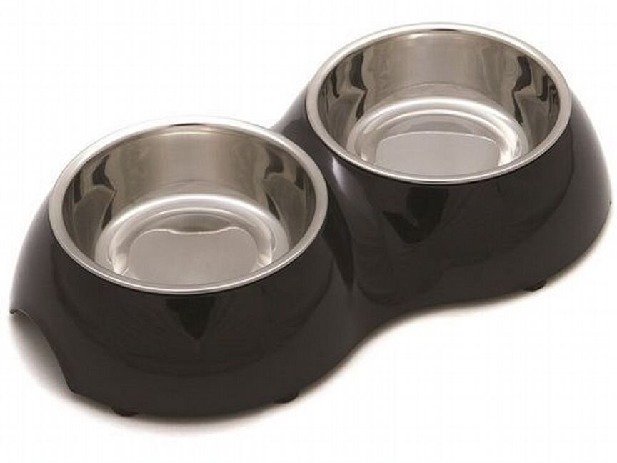 Миска PetInn melamina 04 S (26,5х15х5,5 см) двойна