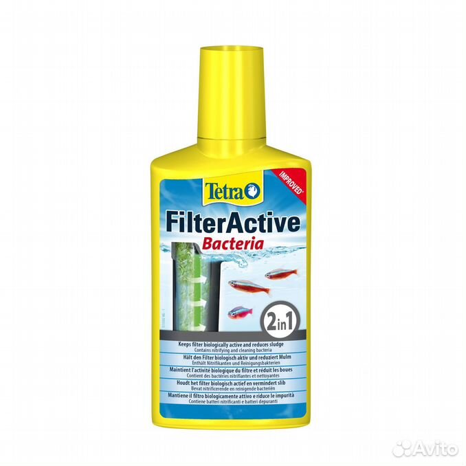 Tetra FilterActive кондиционер - бактерии для филь