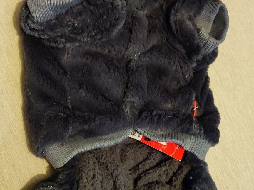 Меховая шубка- комбинезон для собачки