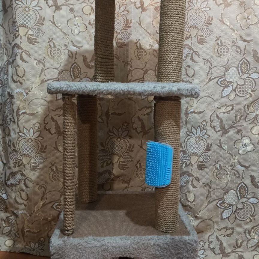 Когтеточка домик для кошки б/у бронь