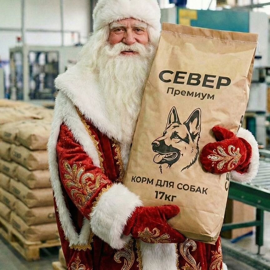 Зимний корм для собак 17кг/Север Премиум