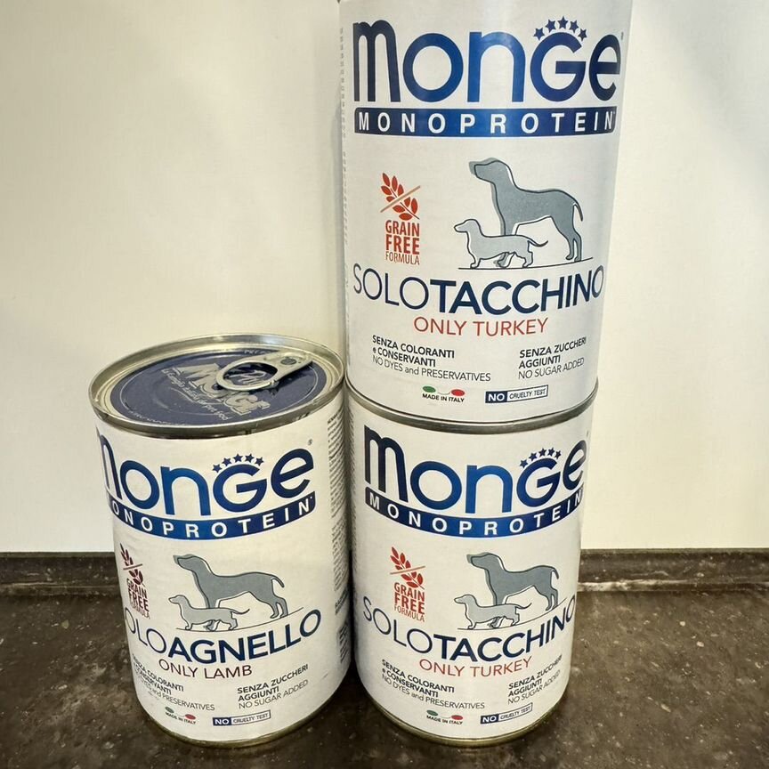 Корм влажный Monge для собак Monoprotein