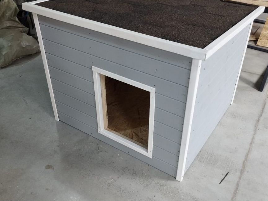 Теплая будка для собак