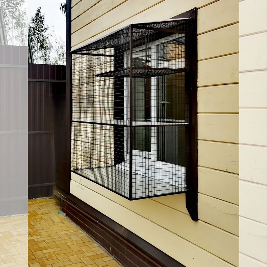 Стационарный вольер для кошки