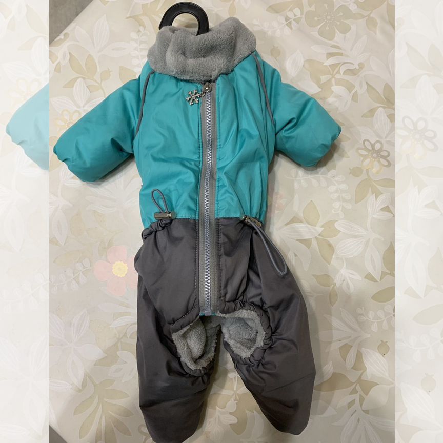 Зимний комбинезон для собачки девочки, 25 см