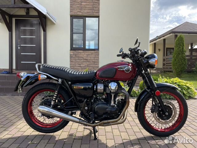Kawasaki W800 candy cardinal RED купить в Красном Селе | Транспорт | Авито