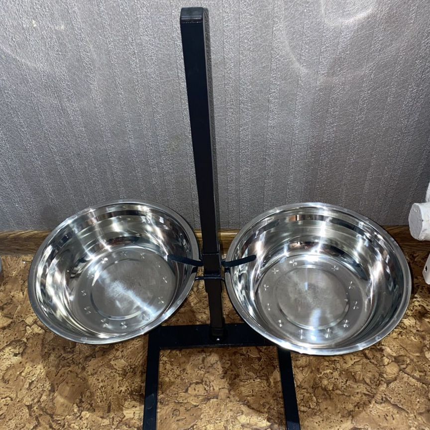 Миска с регулятором высоты для собак