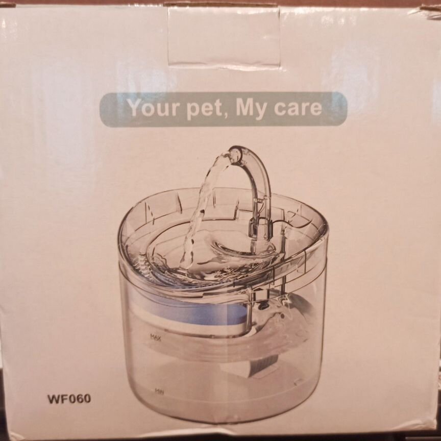 Поилка фонтан для кота