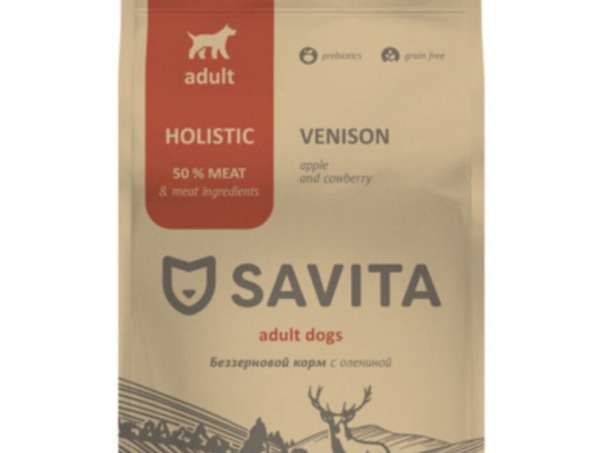 Savita корм 10 кг для собак