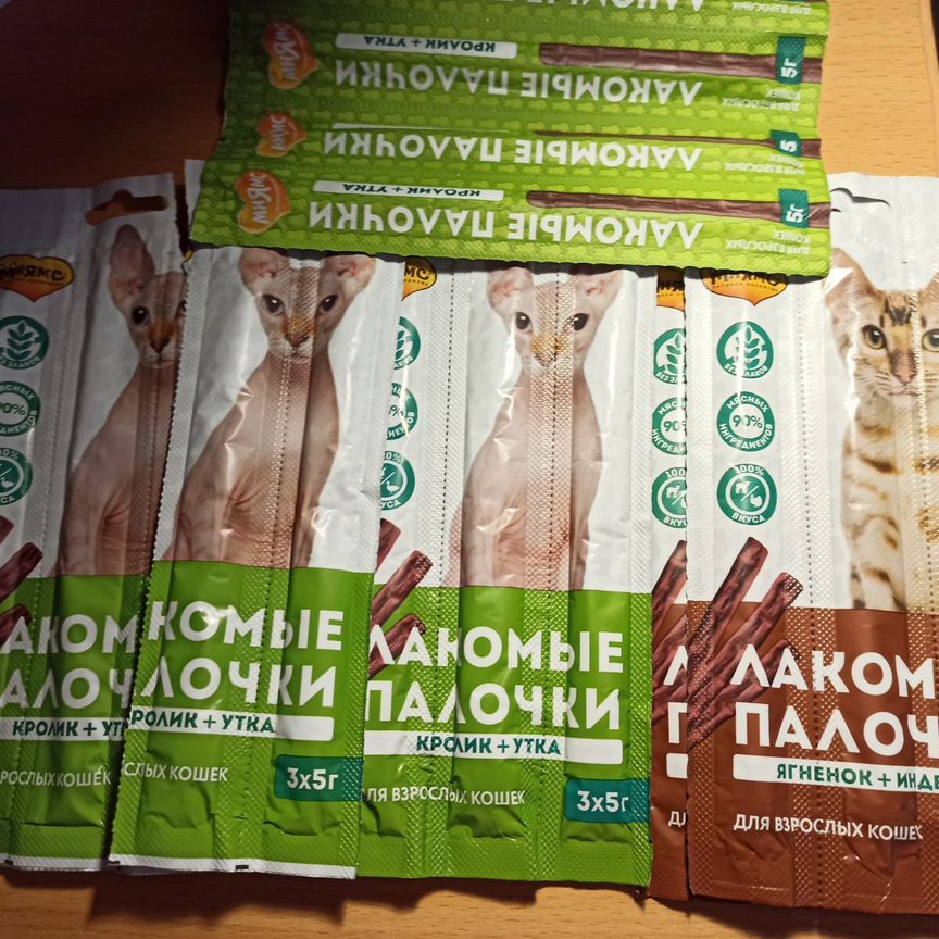 Лакомые палочки мнямс
