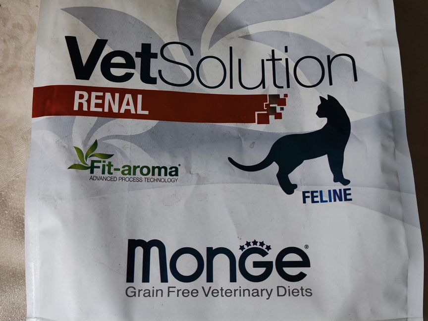 Корм для кошек Monge vet solution renal