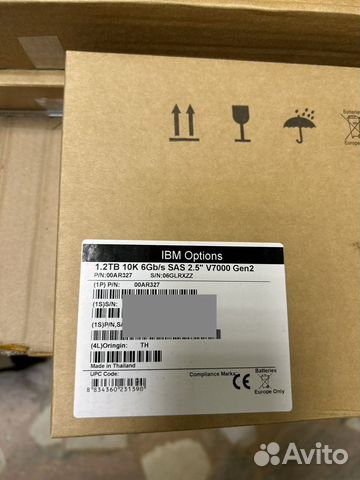 Жесткий диск IBM 1.2TB 00AR327 00AR400 00AR480 купить в Москве с ...
