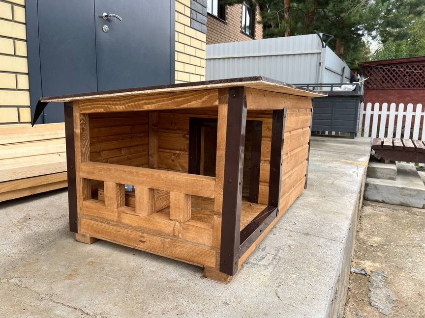 Будка для собаки утепленная